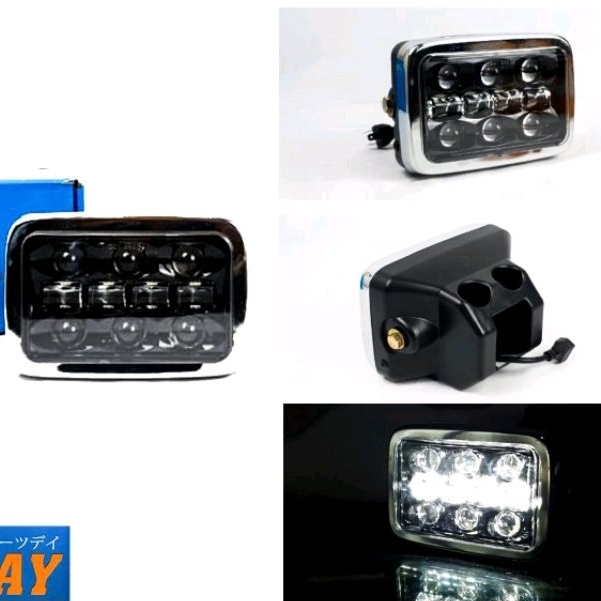Jual Reflektor Daymaker Kotak GL 100 Lampu Depan Daymaker Kotak set ...
