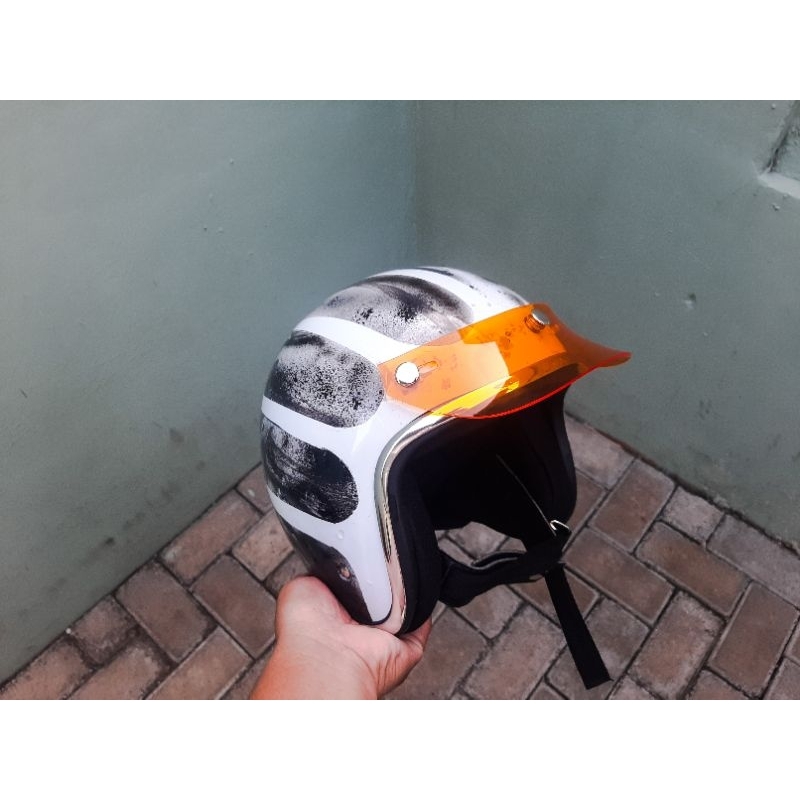 Jual Helm bogo / Helm custom / Helm api / helm jadul / helm list chrom ...