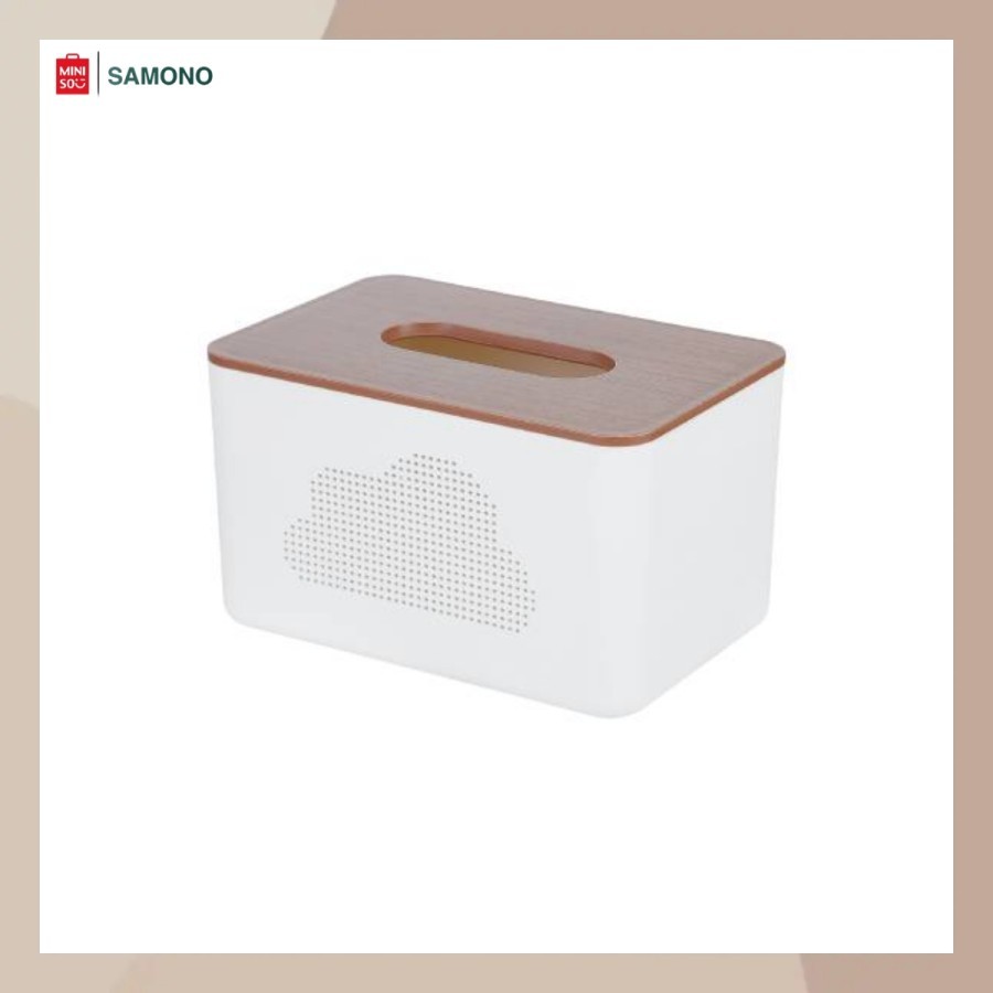 Jual Miniso Tempat Tissue /Wood Pattern Tissue Box (L) | Shopee Indonesia