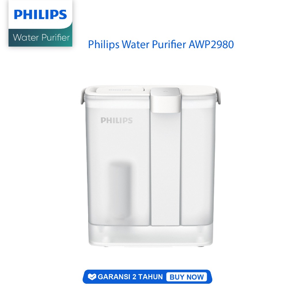 Jual Philips Water AWP2980WH Water Filter Mug 3 layers filter ...