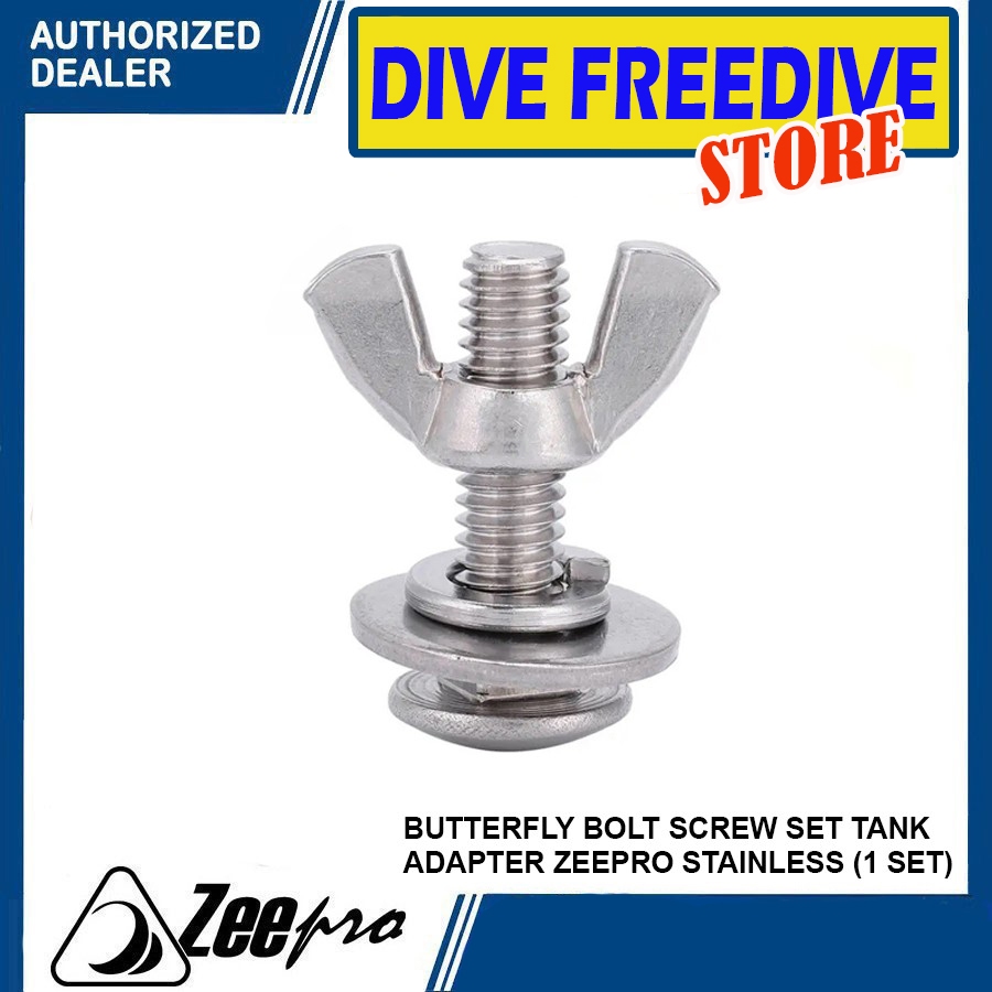 Jual Butterfly Bolt Screw Tank Adapter Zeepro Stainless 1pcs For ...
