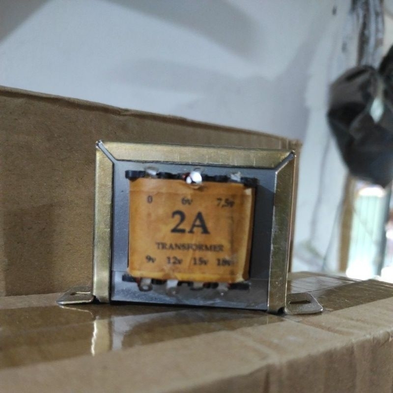 Jual Trafo 2A Nol 6v 7.5v 9v 12v 15v 18v Trafo E 18v | Shopee Indonesia