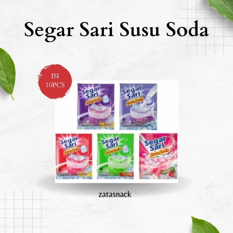 Jual Segar sari susu soda 1 renteng (isi 10 pcs) | Shopee Indonesia