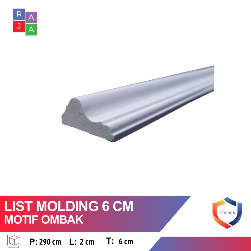 Jual List Moulding Putih / List Molding PVC Putih Anti Rayap Anti Air ...