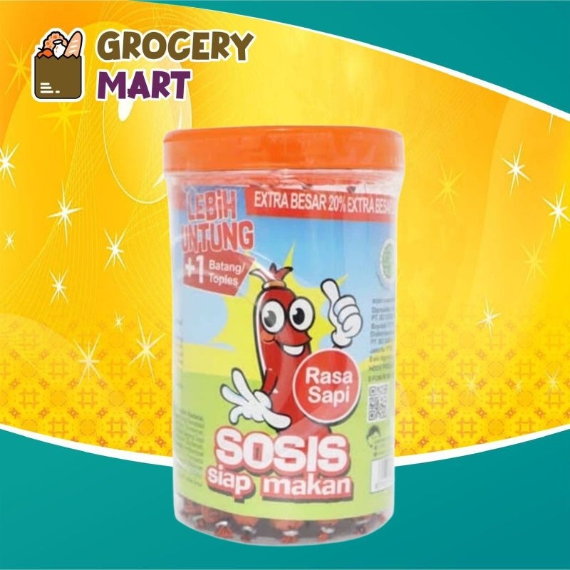 Jual Sosis SO NICE Rasa Sapi Siap Makan -1 TOPLES | Shopee Indonesia