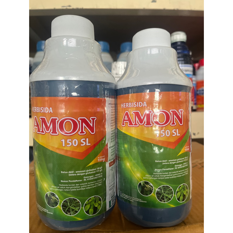 Jual HERBISIDA AMON 150SL 1LTR PENGENDALI RUMPUT BELULANG/LULANGAN | Shopee Indonesia