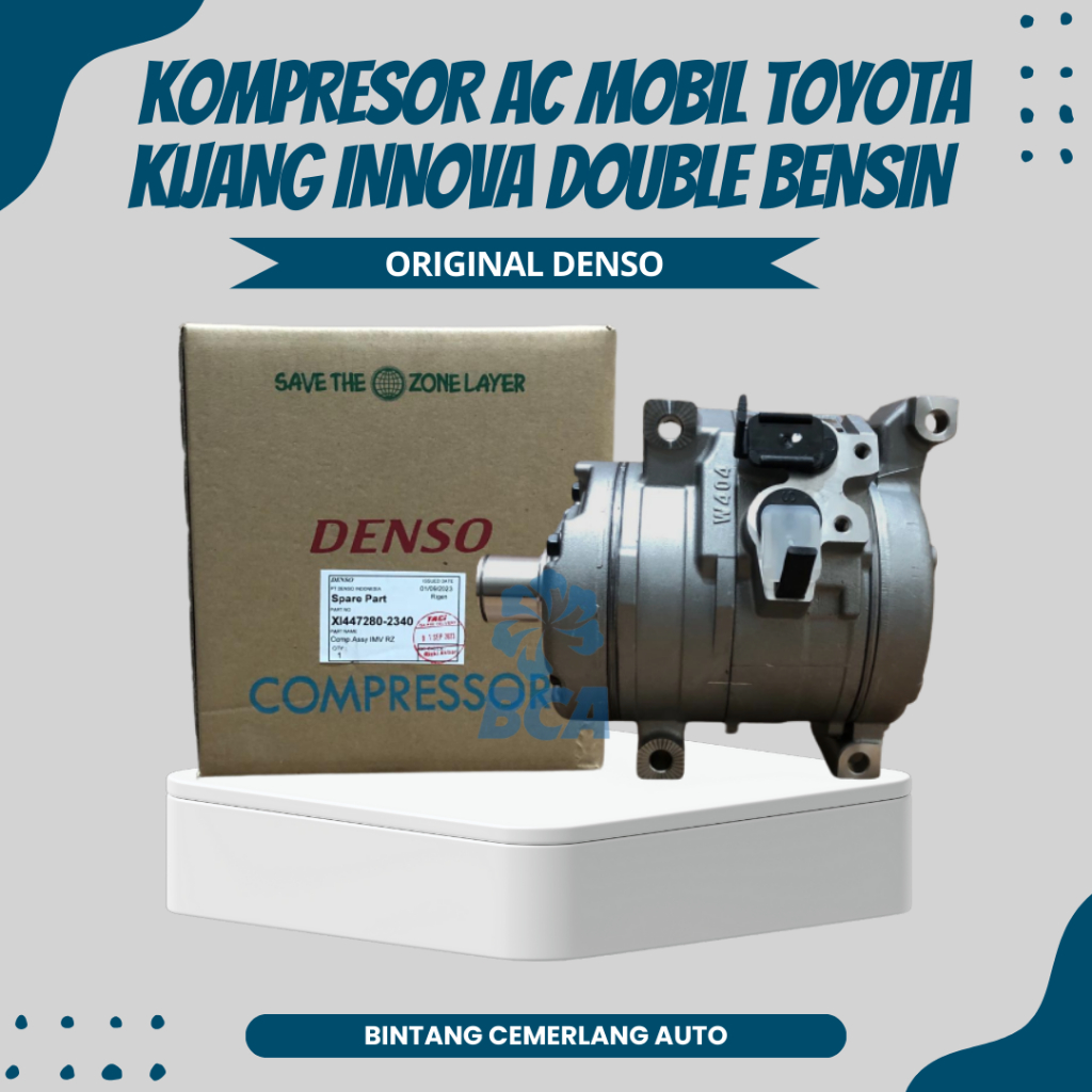 Jual COMPRESSOR KOMPRESOR AC Mobil Toyota Kijang Innova Double Bensin ...