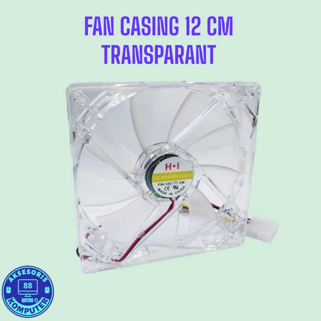 Jual FAN CASING 12 CM TRANSPARANT LED WARNA | FAN CASE 12 CM ...