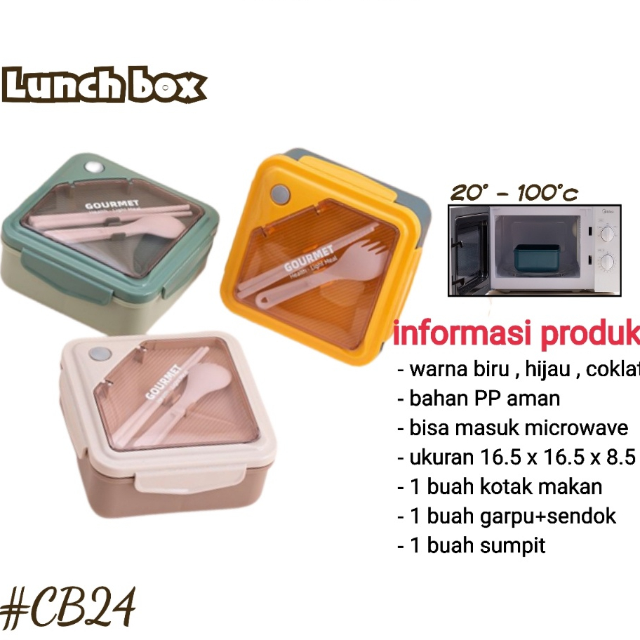Jual Lunch Box 2 Layer Susun 2 tingkat Kotak Bekal Anti Tumpah Lunch ...
