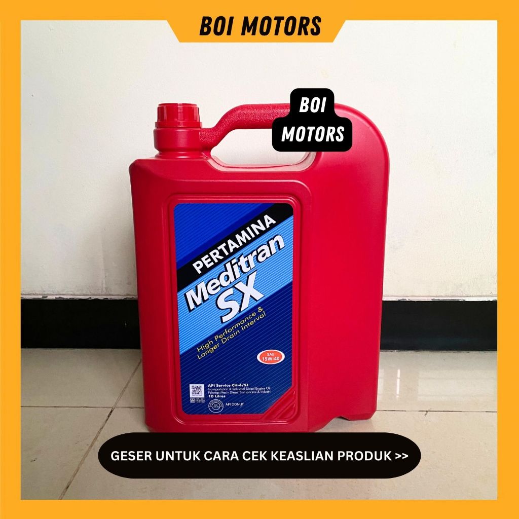 Jual [10 LITER] PERTAMINA MEDITRAN SX SAE 15W-40 isi 10 Liter | Shopee Indonesia