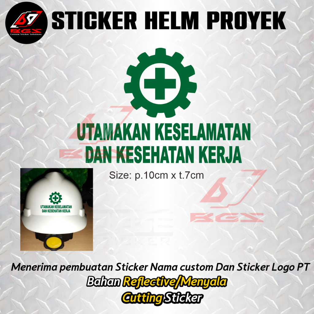 Jual Cutting Sticker Helm Proyek / Sticker Utamakan keselamatan dan ... Jual Cutting Sticker Helm Proyek / Sticker Utamakan keselamatan dan ...