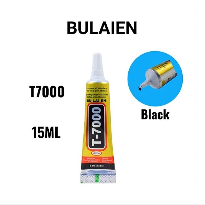 Jual LEM TOUCHSCREEN T7000 15ML - LEM CASING HP LEM LCD T-7000 CAIRAN HITAM | Shopee Indonesia