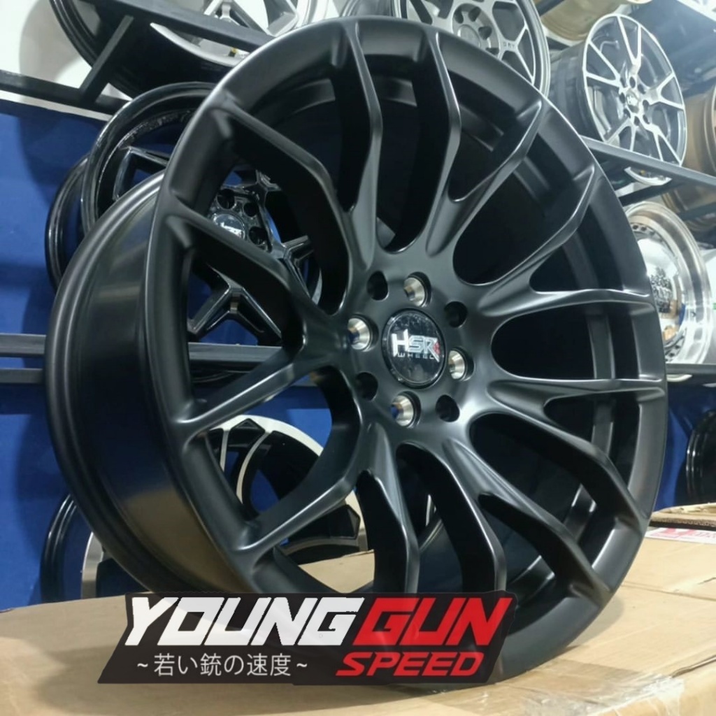Jual velg Oster Hsr ring 17 harga promo velg mobil r17x75/9 pcd 4x100 ...