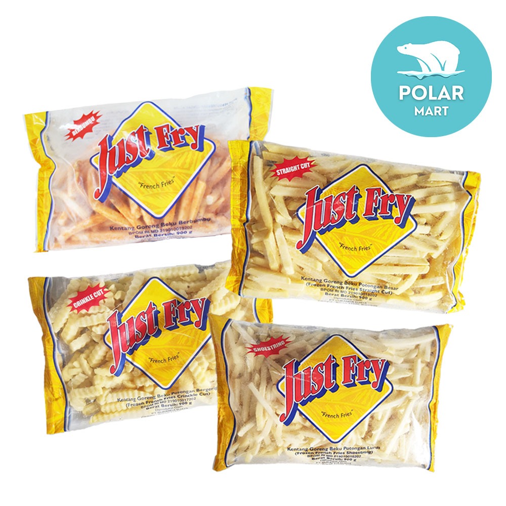Jual Just Fry French Fries 900 Gram (FROZEN FOOD BANDUNG) | Shopee ...