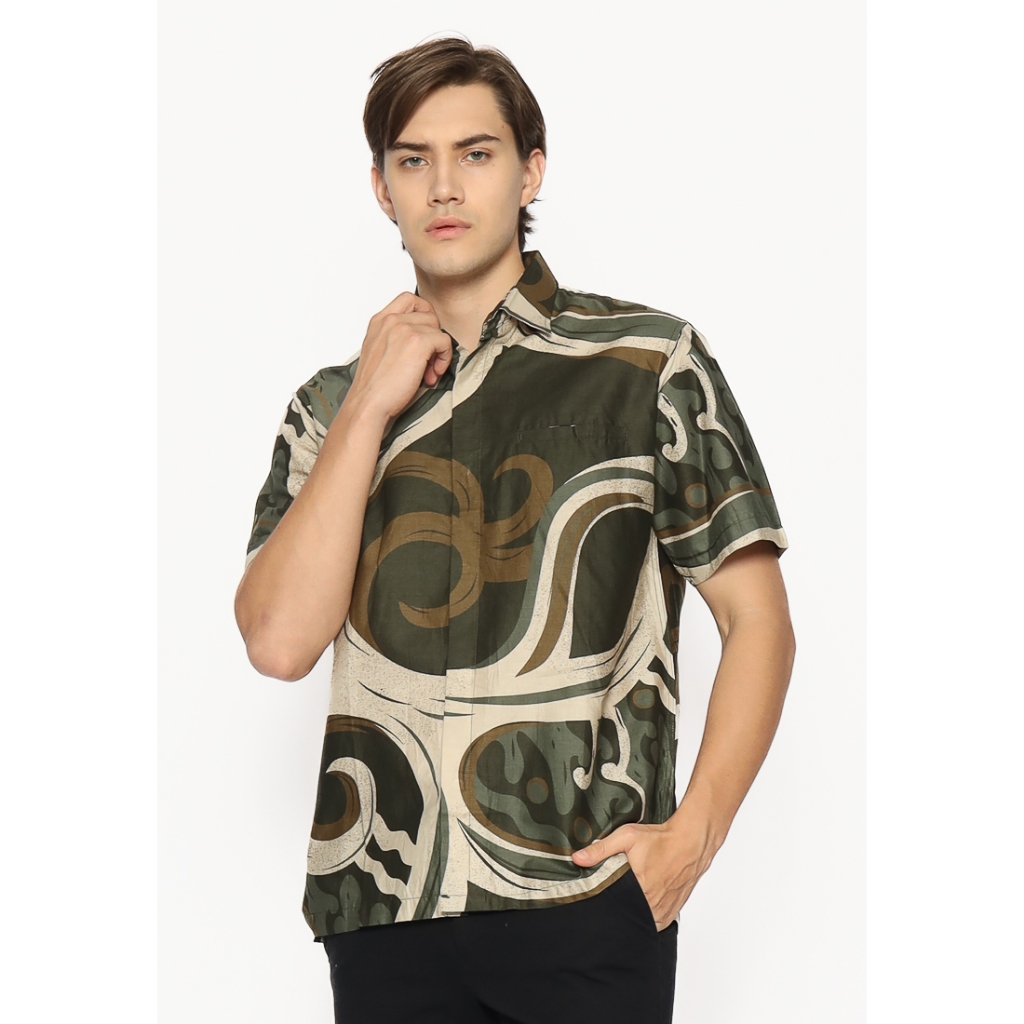Jual Waskito Kemeja Batik Pria Katun Lengan Pendek Harga Spesial ...