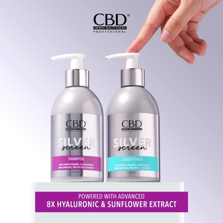 Jual CBD SILVER SCREEN SHAMPOO & CONDITIONER 250ML | Shopee Indonesia