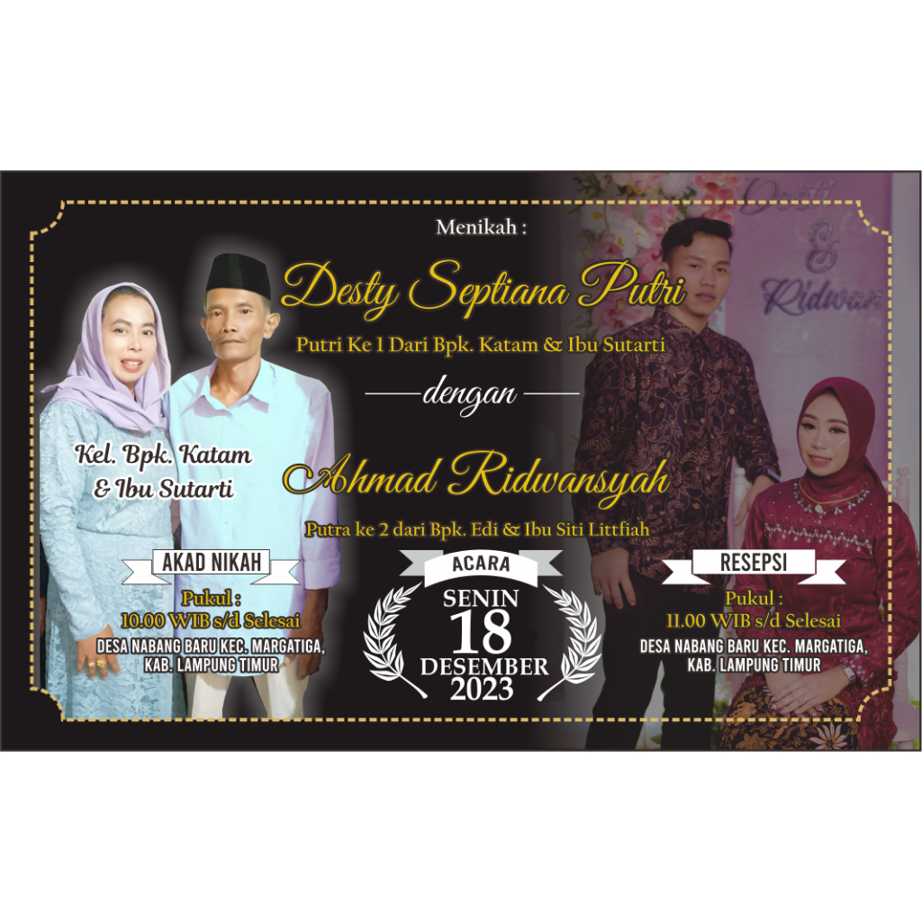 Jual UNDANGAN PUNJUNGAN UKURAN KTP | Shopee Indonesia