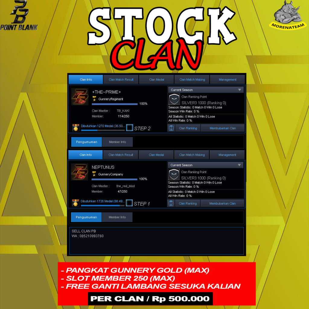 Jual PROMO CLAN PB GAME UNTUK PC/LAPTOP | Shopee Indonesia