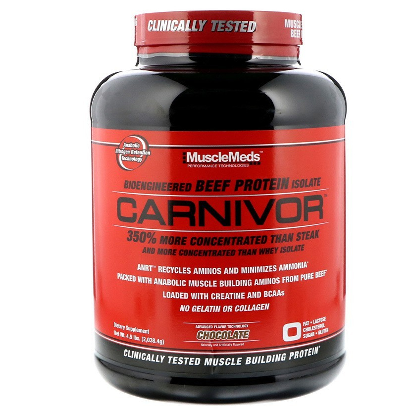 Jual Musclemeds Carnivor Whey 4lbs Beef isolate cocentrate more Protein ...