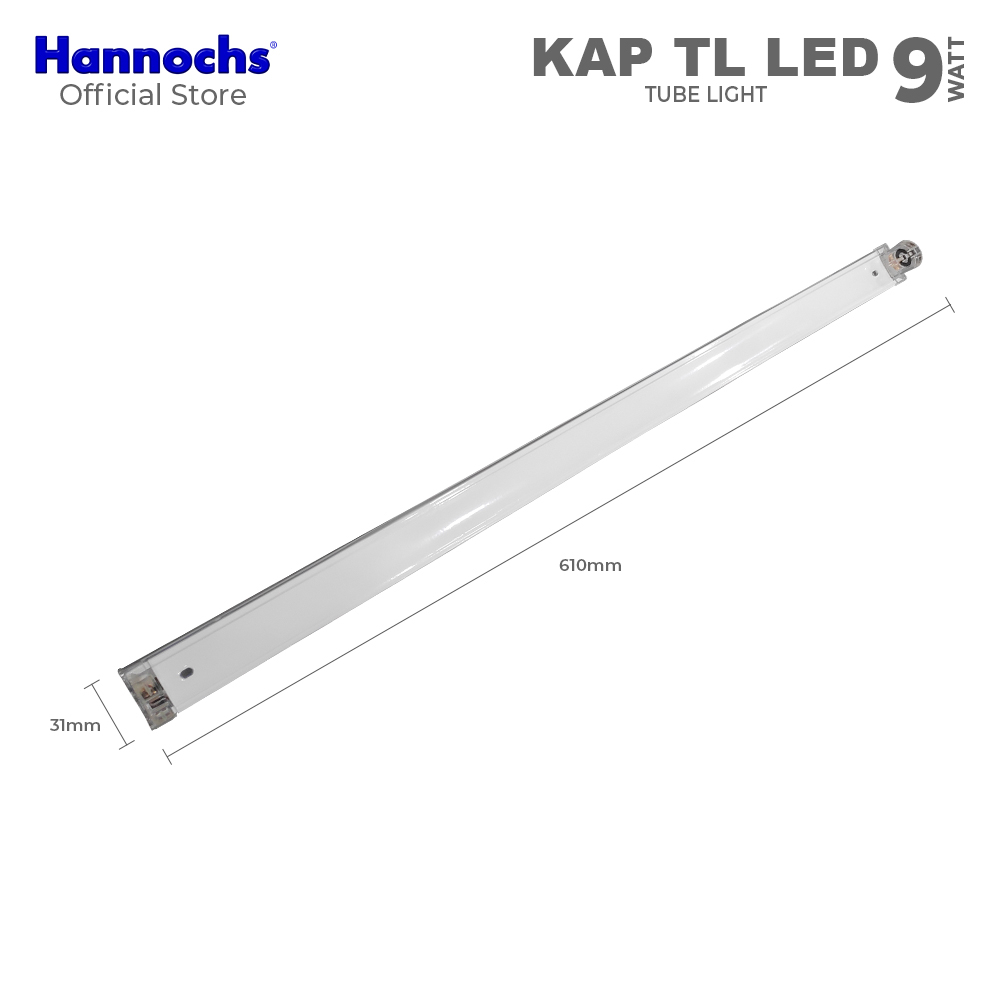 Jual Hannochs Kap Lampu Rumah Lampu TL T8 LED - Panjang 60cm & 120cm ...
