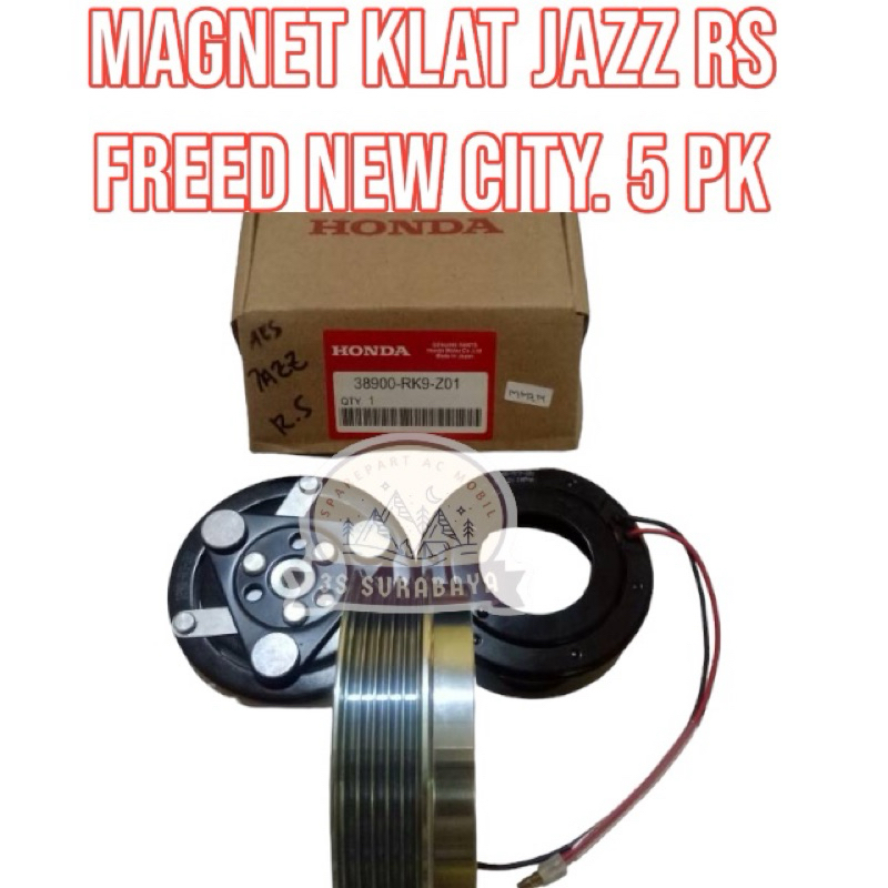 Jual Magnet Klat Jazz rs Freed New City 5Pk Puli Pulley Kompresor ...