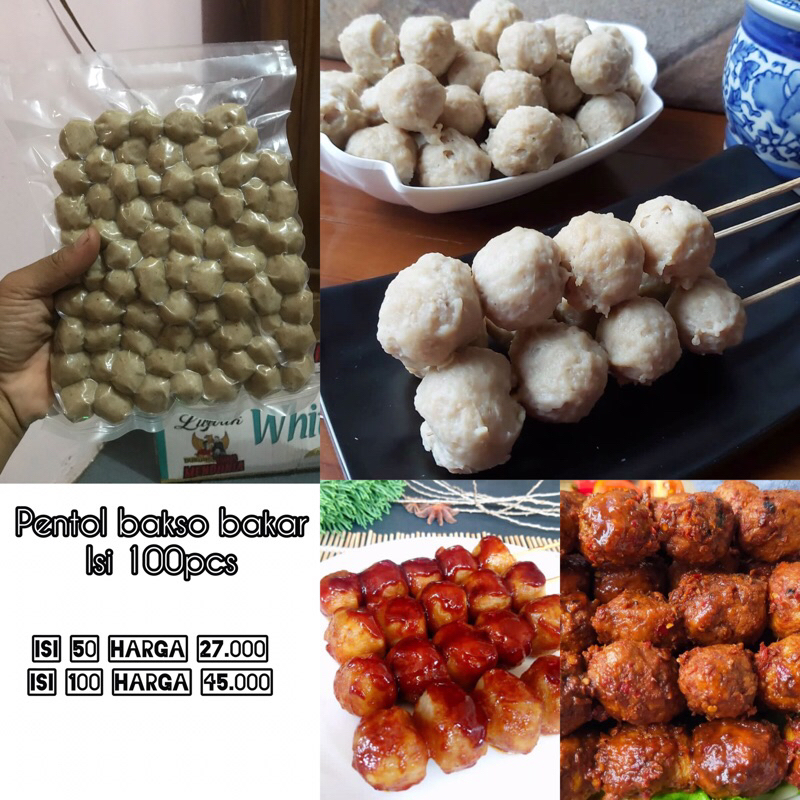 Jual BAKSO ISI 100 butir PENTOL SAPI AYAM | Shopee Indonesia