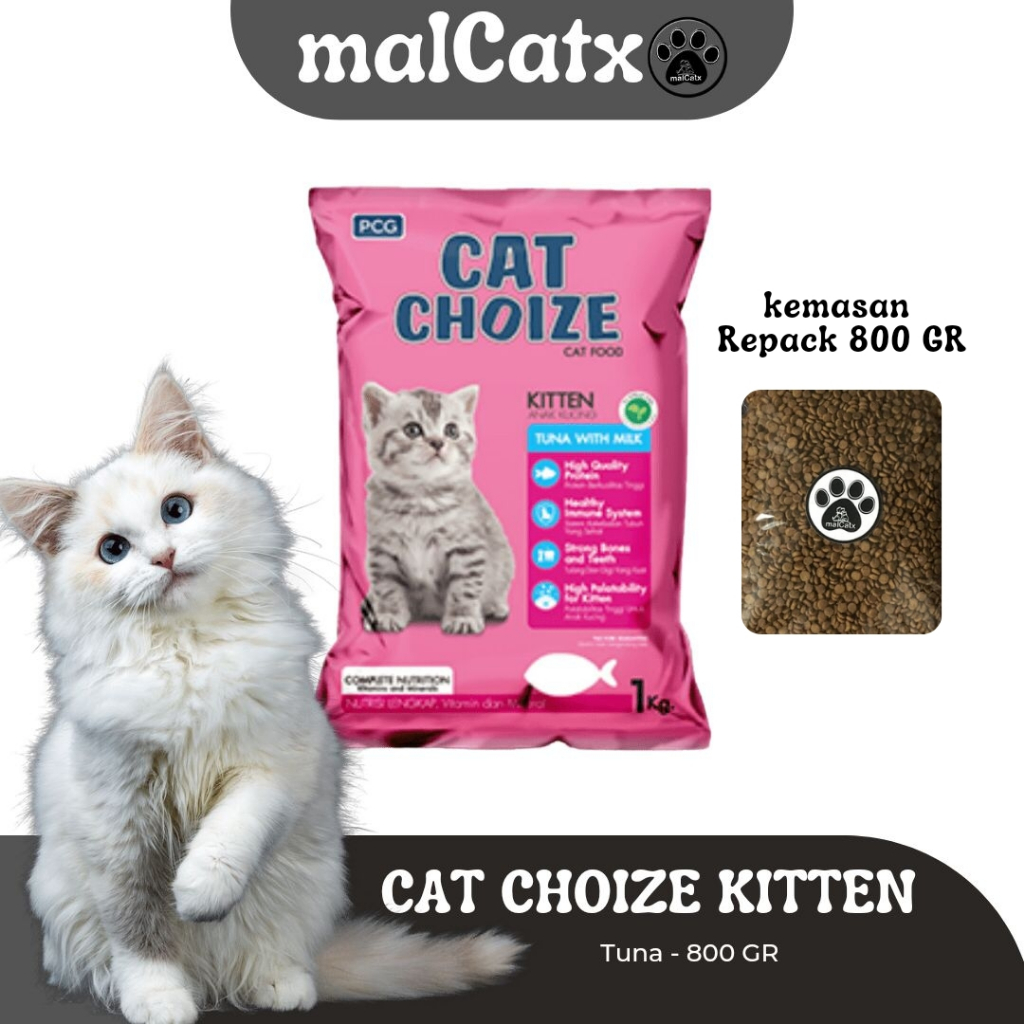 Jual Cat Choize Kitten Tuna 800gr - Makanan Kucing Cat Choize Repack ...