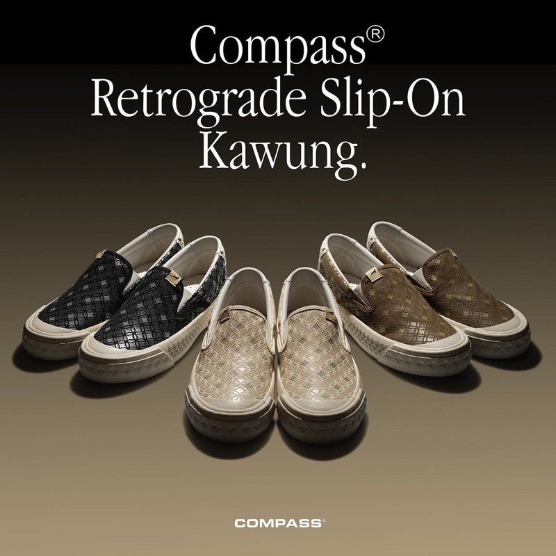 Jual SEPATU COMPASS KAWUNG BLACK / CAMEL / CREAM BNIB 100% ORIGINAL ...
