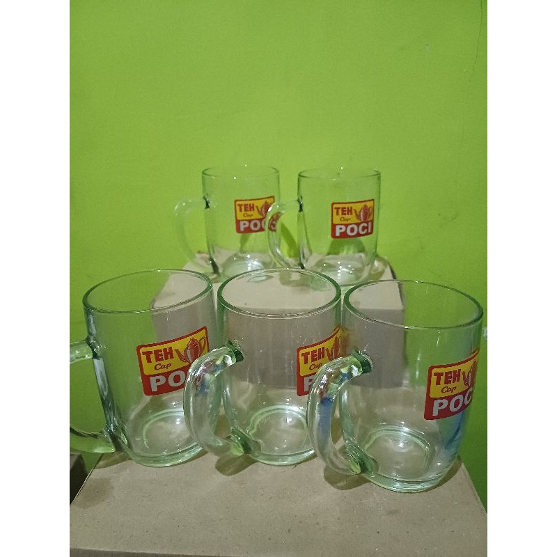 Jual Gelas Jumbo Teh Cap Poci Beling 1pcs Berkwakitas dan Tebal ...