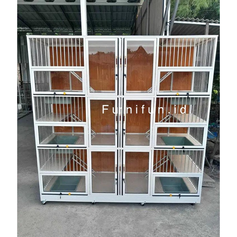 Jual Kandang Kucing Aluminium jumbo / Kandang Kucing Kaca | Shopee ...