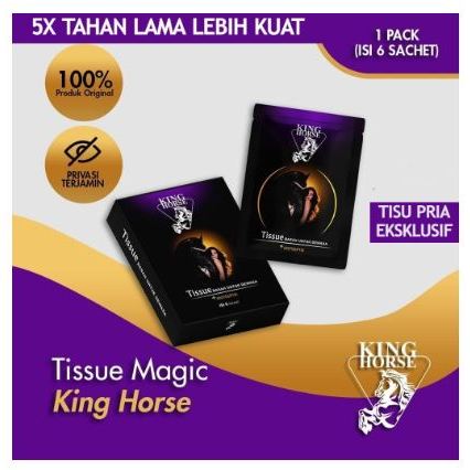 Jual Tissue KING HORSE/King Horse Tissue Magic/ King Horse BPOM/1 Kotak ...