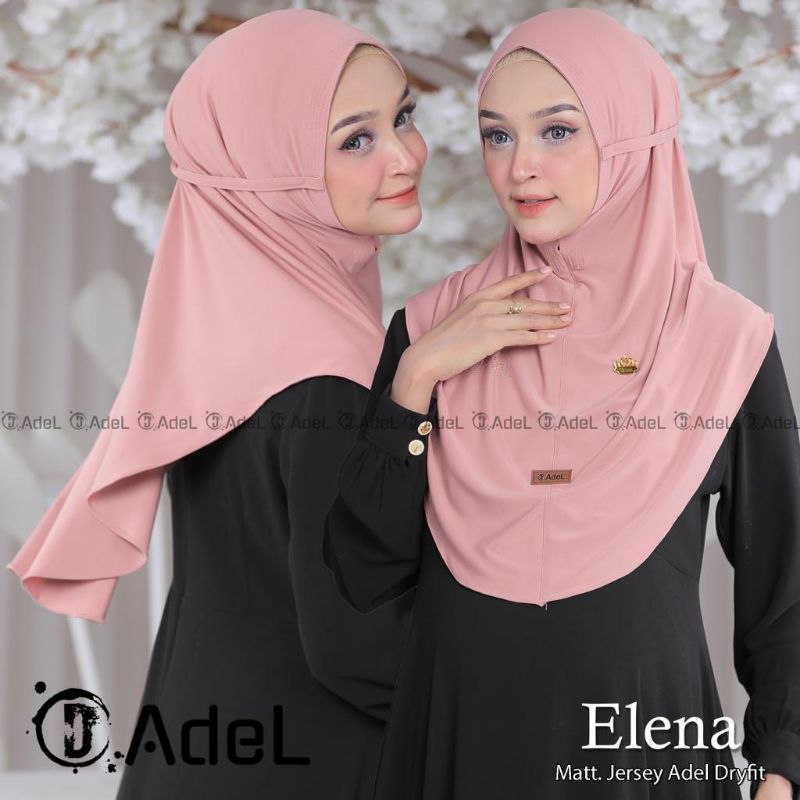 Jual elena adel jilbab instan harian daily premium | Shopee Indonesia