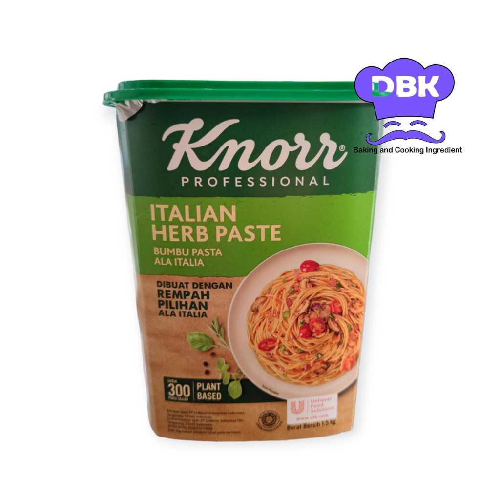 Jual KNORR ITALIAN HERB PASTE Per 250gr bumbu Italian | Shopee Indonesia