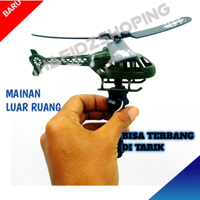 Jual Pesawat Helikopter Mainan Anak Police Zoom Copter Baling Baling ...
