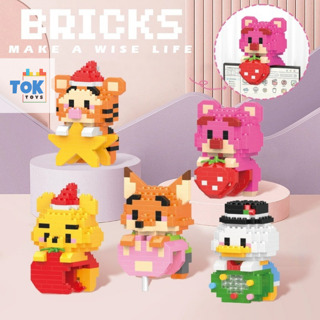 Jual TOK TOYS - [ORIGINAL BRICKS] Nano Block Karakter Kartun Pendant ...