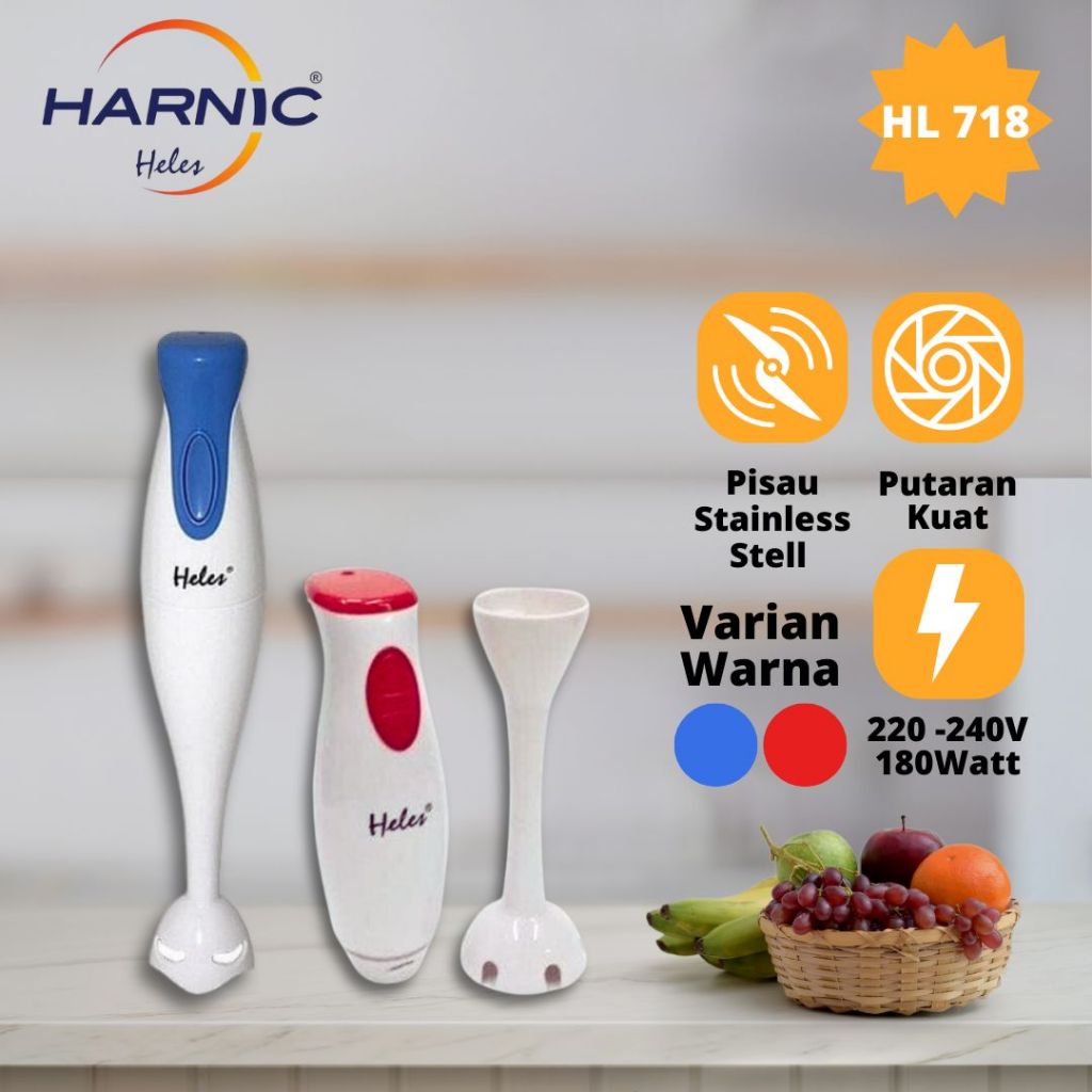 Jual Stick Blender Harnic Heles / Hand Blender - HL 718 BONUS PENGUPAS ...