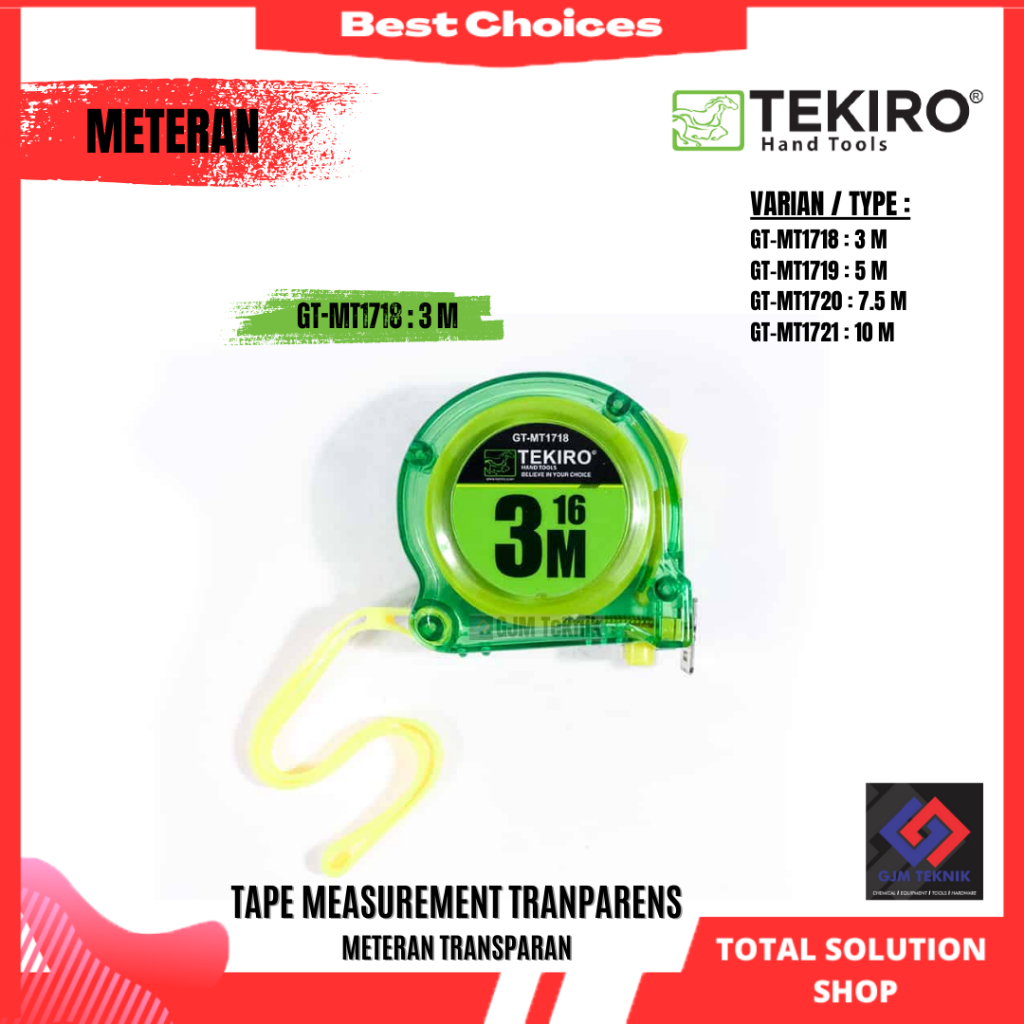 Jual Meteran Transparan 3m Tekiro - casing transparan | Shopee Indonesia