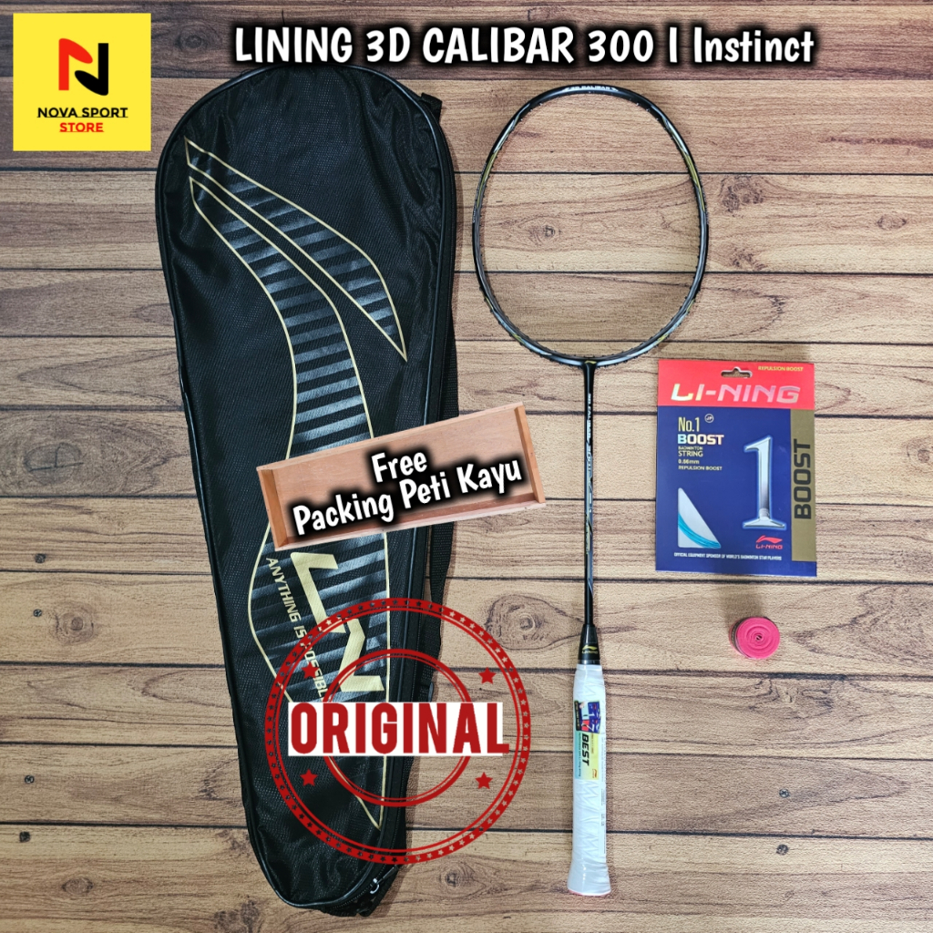 Jual Raket Badminton Lining 3D calibar 300 I Instinct | Shopee Indonesia