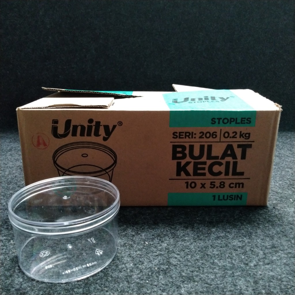 Jual Toples Unity 206 (200gr) Bulat Kecil per Box (INSTAN ONLY) | Shopee Indonesia