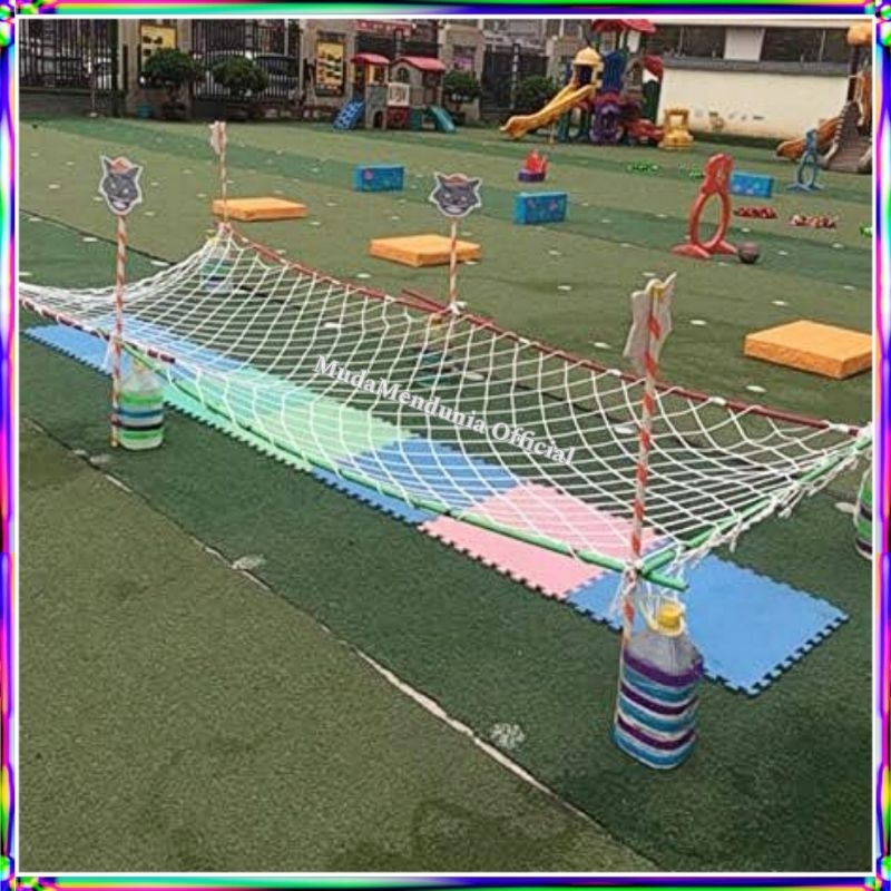 Jual Jaring Nilon 6mm Hammock Ayunan Loft Net Outbound Outdoor Pengaman ...