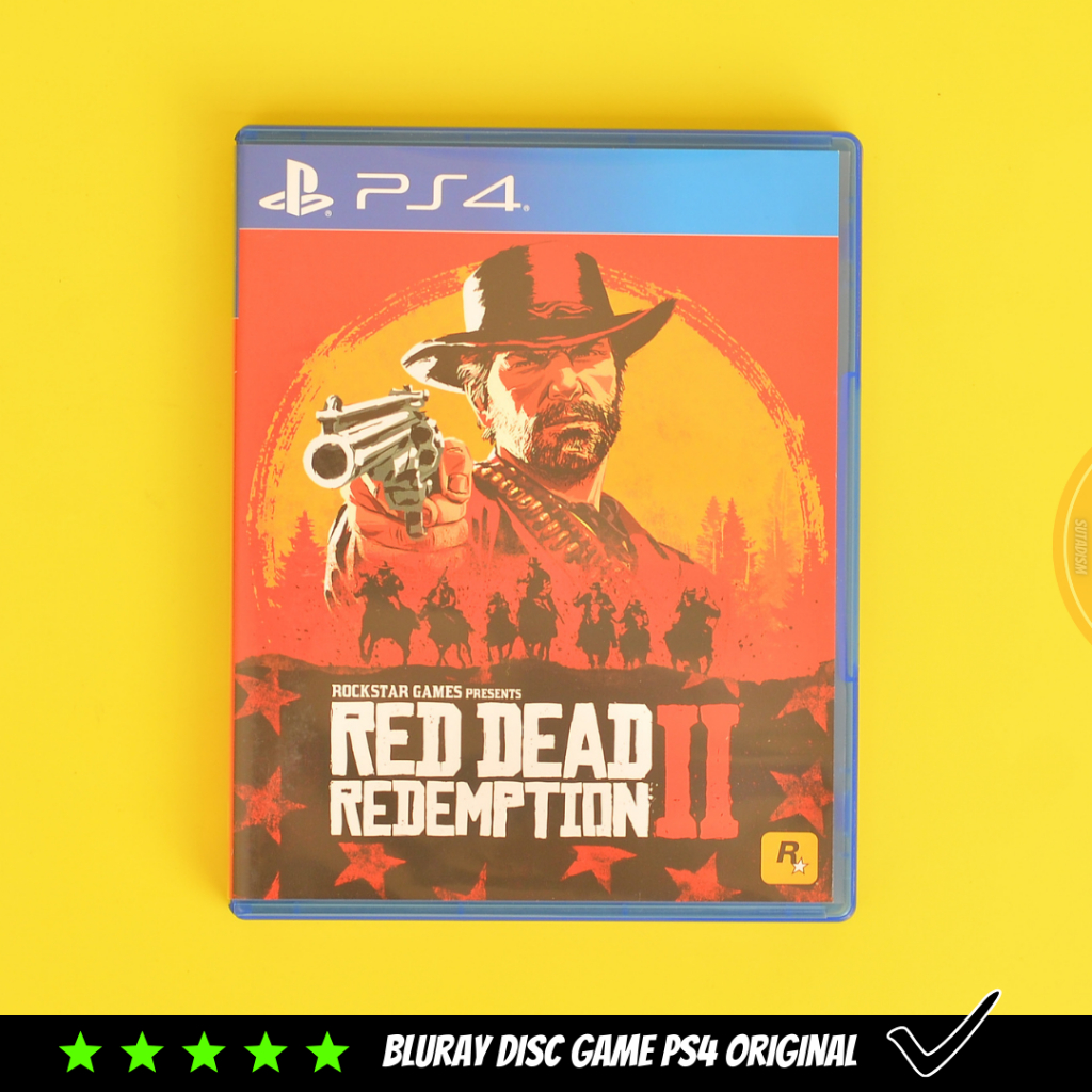 Jual Kaset BD Red Dead Redemption 2 Map Blueray Disc PS4 Playstation 4 ...