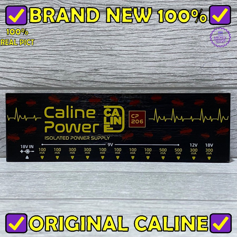 Jual Caline CP-206 Pedal Board Isolated Power Adapter 12 Efek Gitar ...