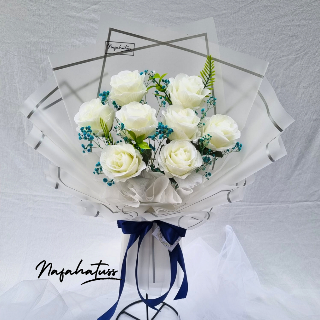 Jual Buket Bunga REGA artificial Bau Wangi Wisuda Nikahan Ulang tahun ...