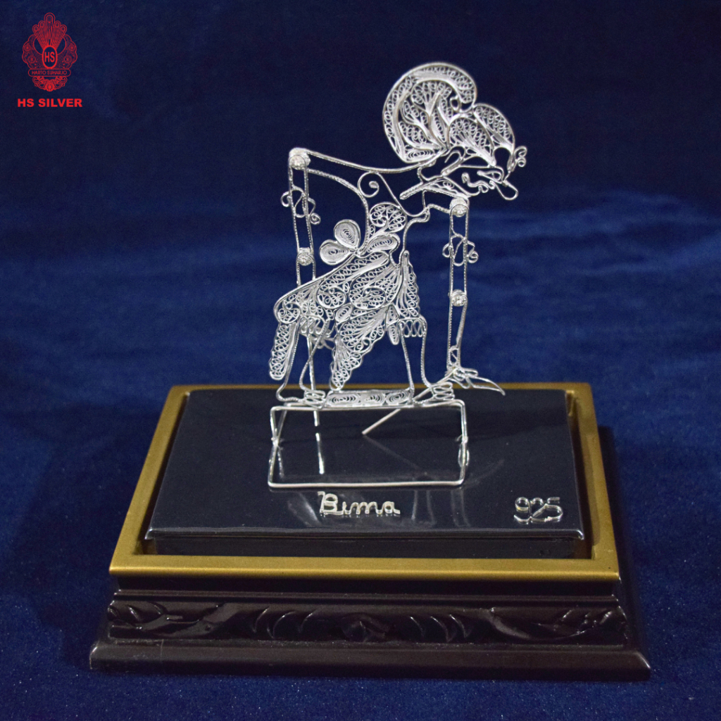 Jual Miniatur Wayang Hiasan Meja Pajangan Perak Asli 925 | HS SILVER ...