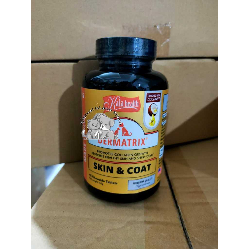 Jual Kala Health DERMATRIX TROPICAL 45 tabs - For Skin & Coat (Dog ...