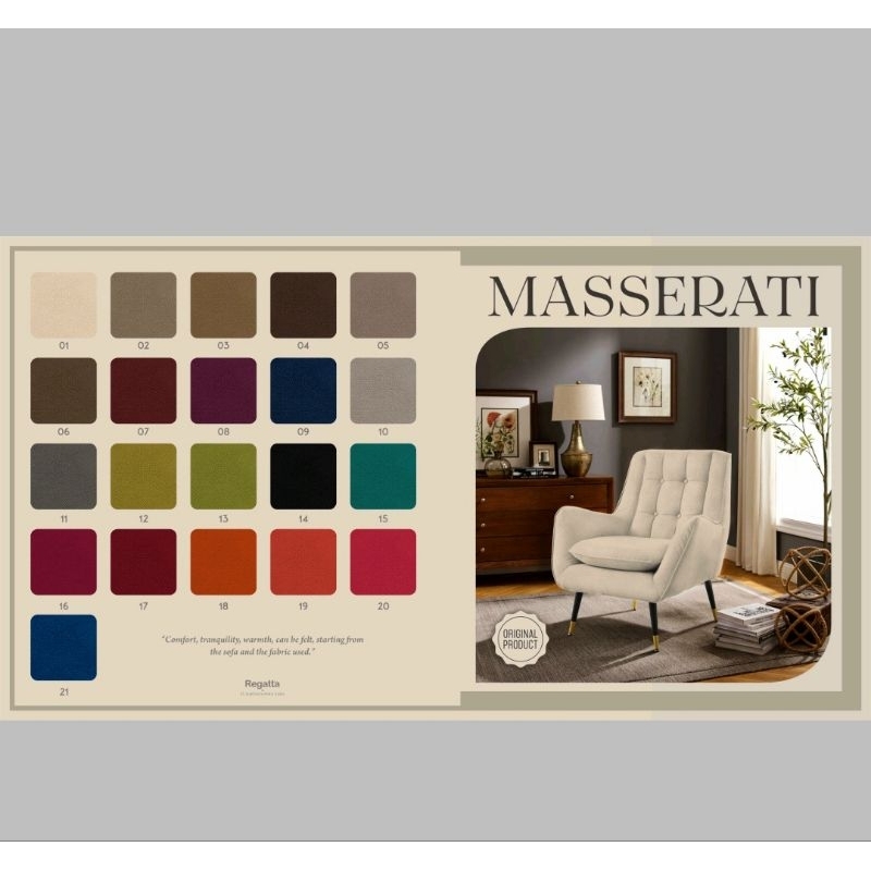 Jual Kain Sofa Masserati - Regatta/Bludru/Midili | Shopee Indonesia