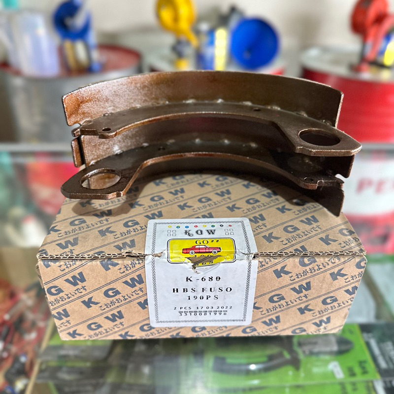 Jual Hand Brake Shoe Fuso 190 KGW/ Kampas Rem Tangan Fuso 190 | Shopee ...