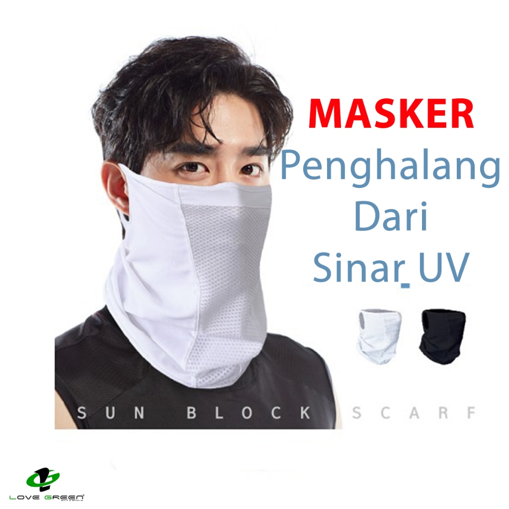 Jual PGNC Sun Block Scarf Mask | Shopee Indonesia