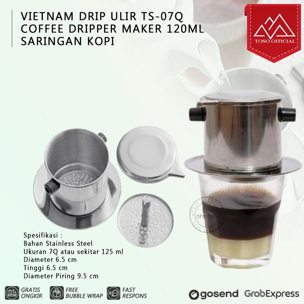 Jual Vietnam Drip Ulir TS-07Q Coffee Dripper Maker 120ml Saringan Kopi ... Jual Vietnam Drip Ulir TS-07Q Coffee Dripper Maker 120ml Saringan Kopi ...
