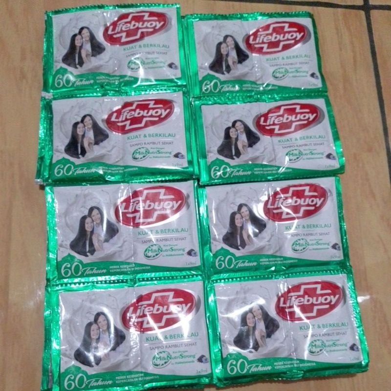 Jual LIFEBUOY sampo sachet 9ml 1 renceng isi 2x12 sachet | Shopee Indonesia